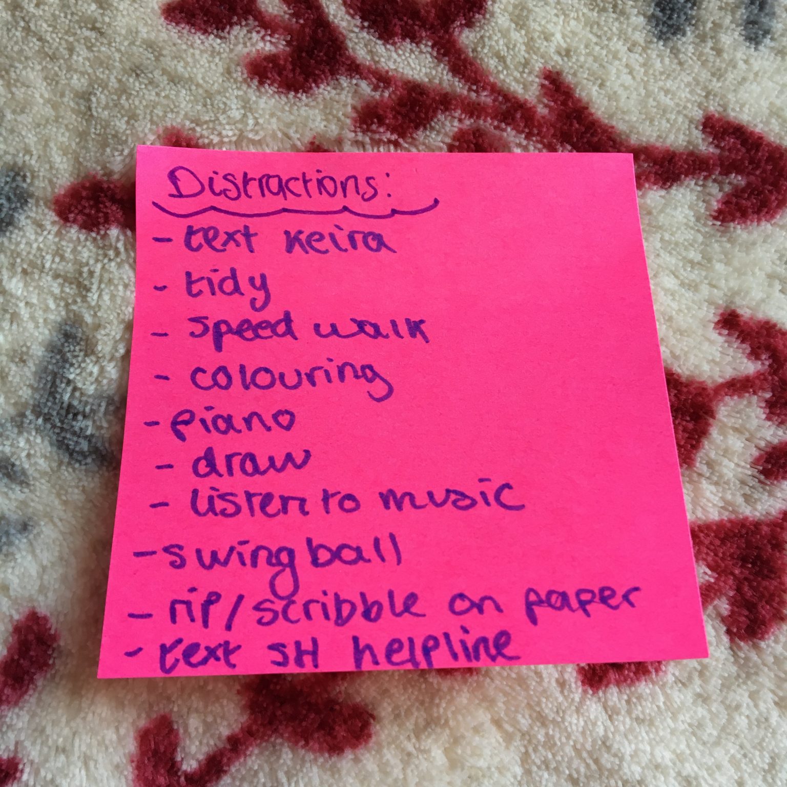 How to create a self-harm distractions box - Enviroline Blog